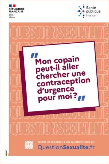 Contraception d'urgence [Affiche 40x60cm] | Santé publique France